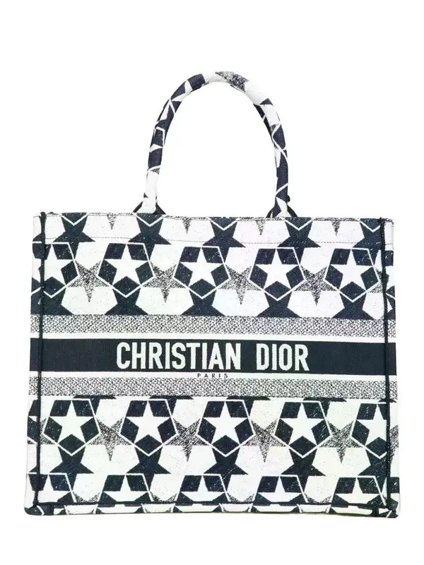 Dior Pre-owned 2021 Lucky Star Book Tote Bag - Blue