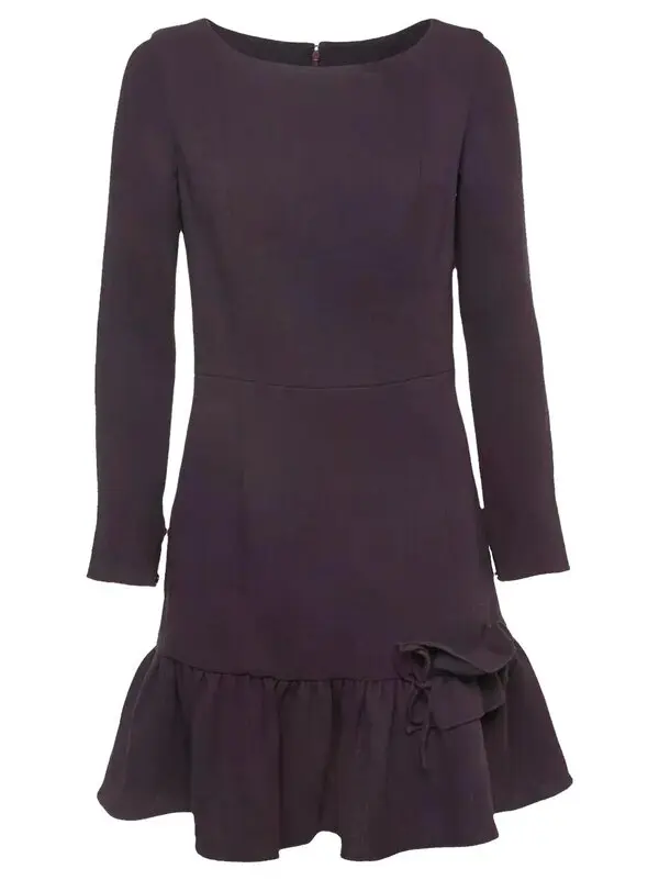 INGIE PARIS Ruffle-detail Dress - Purple