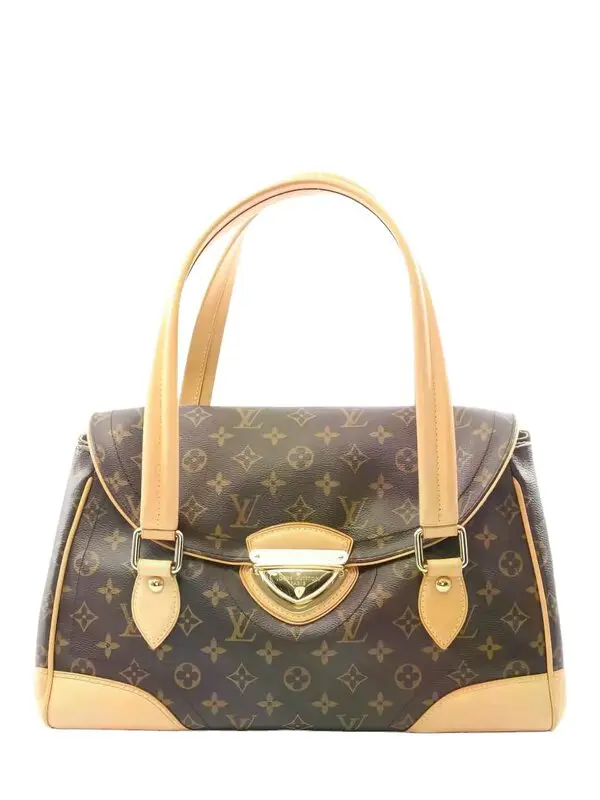 LOUIS VUITTON 2007 Monogram Top-handle Shoulder Bag - Brown