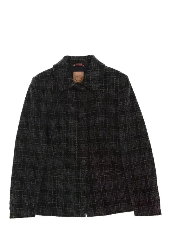 ROMEO GIGLI 2000s Wool Jacket - Grey