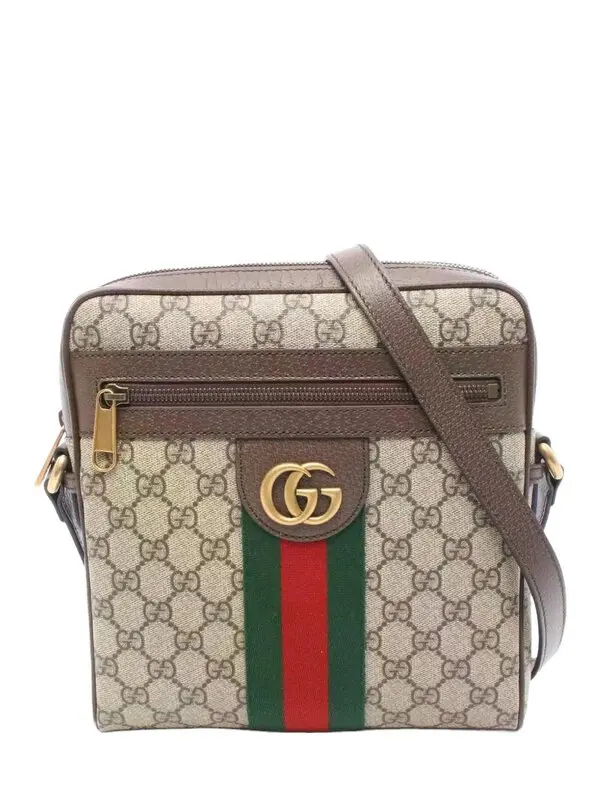 Gucci Ophidia Gg Messenger Bag - Neutrals