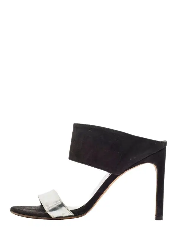 STUART WEITZMAN 110mm Leather Heeled Sandals - Black