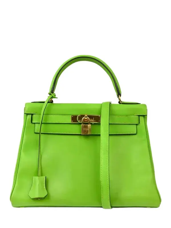 Hermès 1998 Kelly 28 Two-way Bag - Green