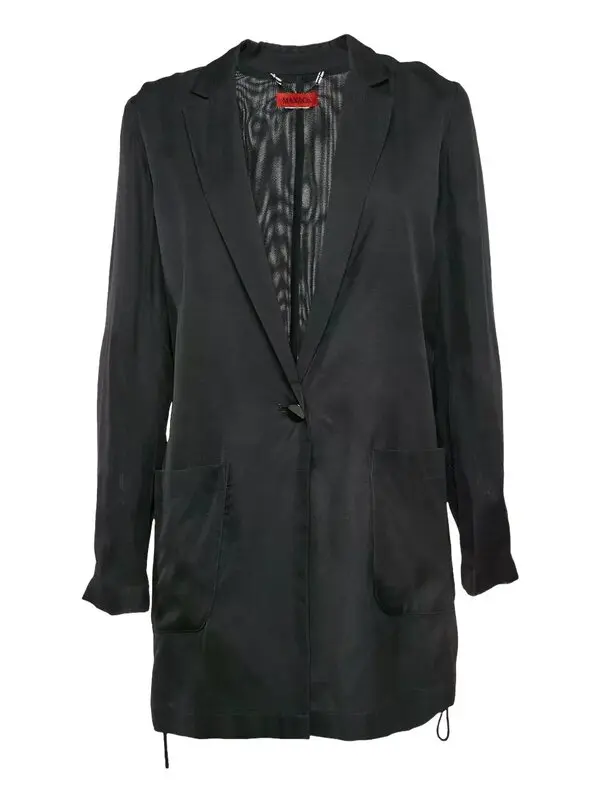 MAX&CO. Crepe Buttoned Jacket - Black