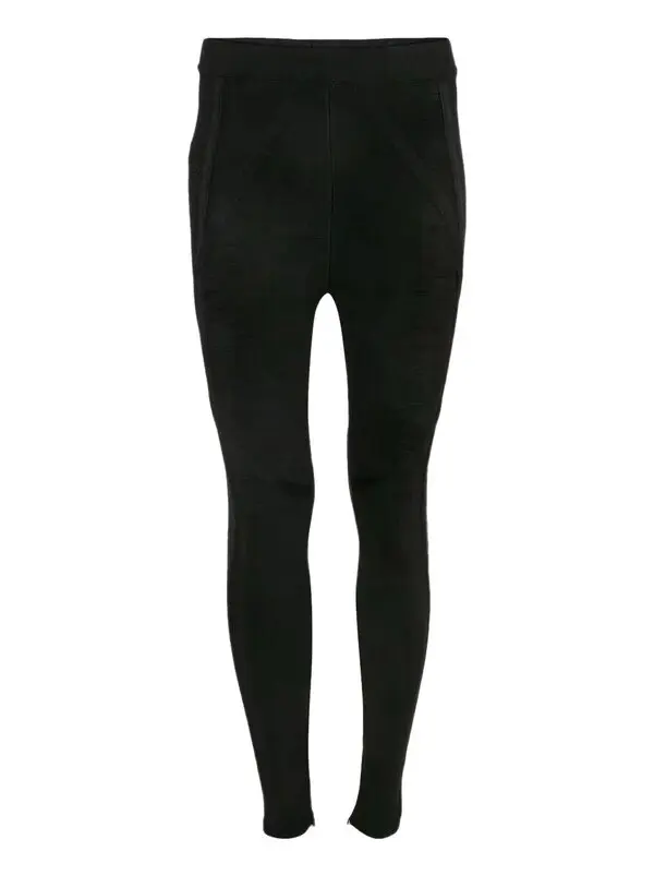 Herve Leger Knitted Leggings - Black