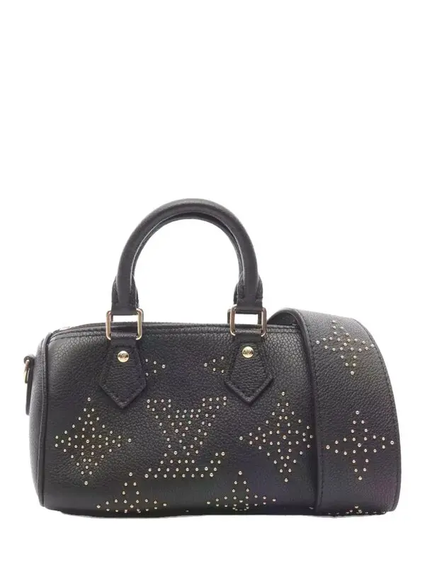 LOUIS VUITTON 2021 Nano Speedy Handbag - Black