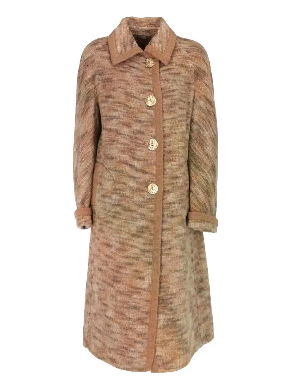 A.N.G.E.L.O. VINTAGE CULT 1970s Reversible Wool Coat - Neutrals