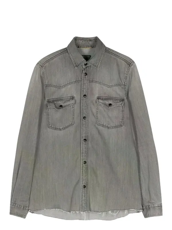 Saint Laurent 2000s Denim Shirt - Grey