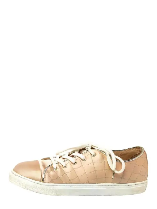 CHARLOTTE OLYMPIA Satin Sneakers - Brown