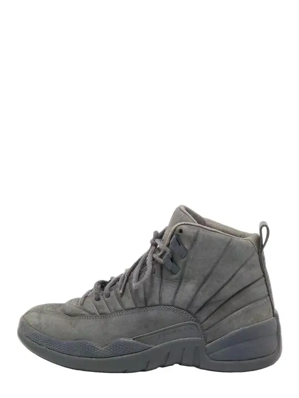 JORDAN 12 Leather Sneakers - Grey