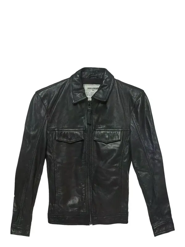 Zadig&Voltaire Leather Jacket - Black