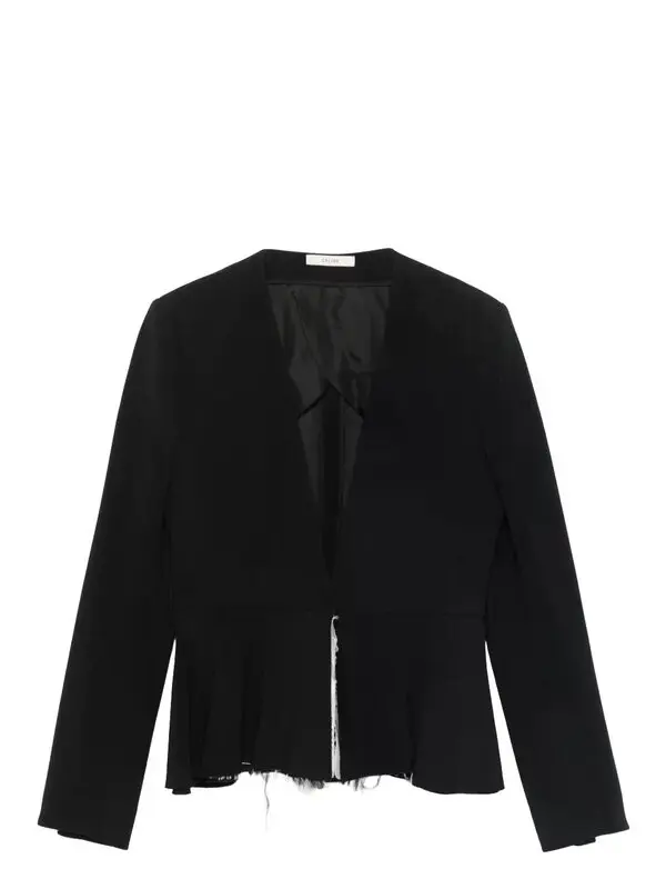 Celine 2000s Cropped Jacket - Black