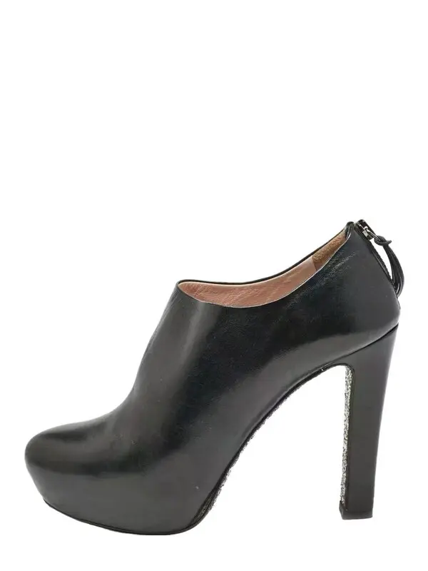 Miu Miu 120mm Leather Platform Pumps - Black