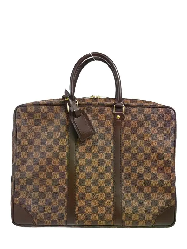 LOUIS VUITTON 2005 Voyage Briefcase - Brown