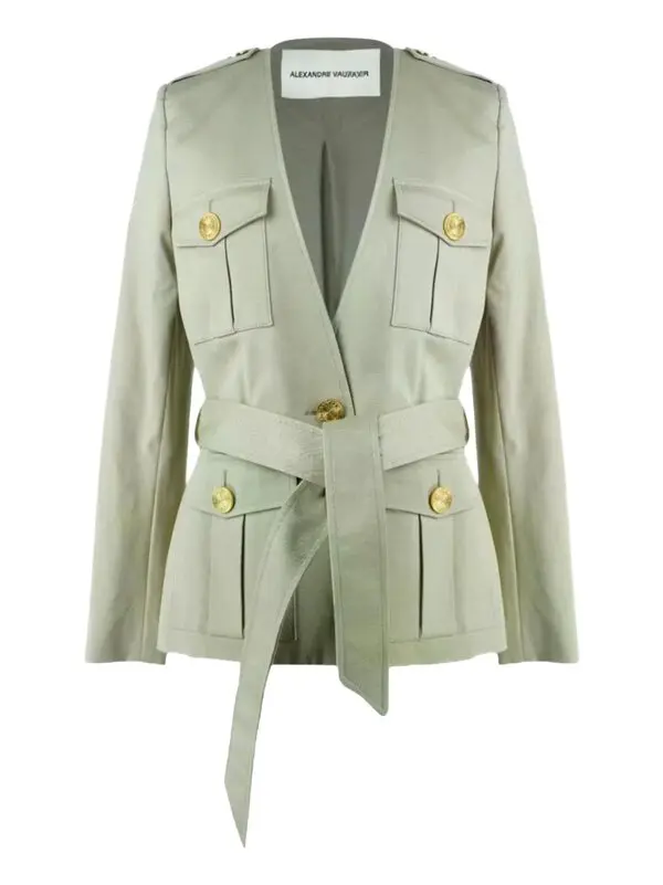 Alexandre Vauthier Button-cuffs Jacket - Neutrals
