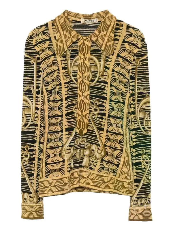 Hermès Cashmere Turtleneck Top - Black