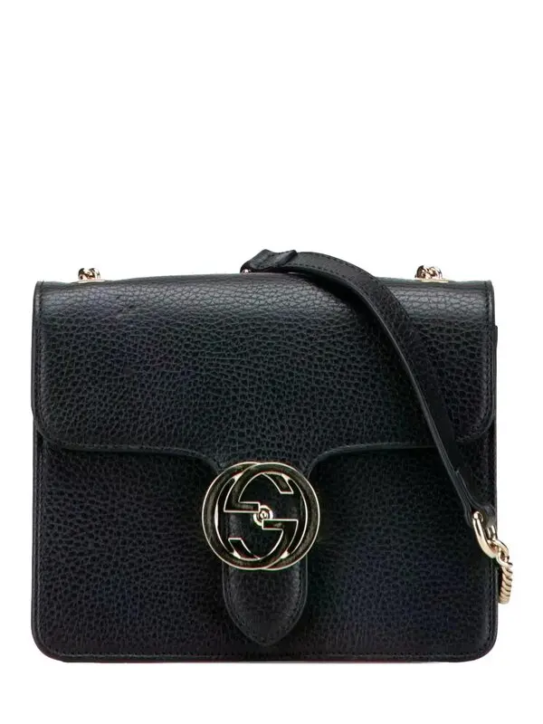 Gucci Interlocking G Crossbody Bag - Black
