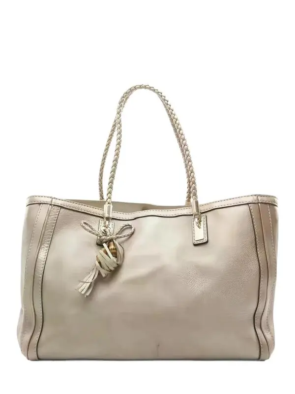 Gucci 2000s Bella Bamboo Handbag - Neutrals