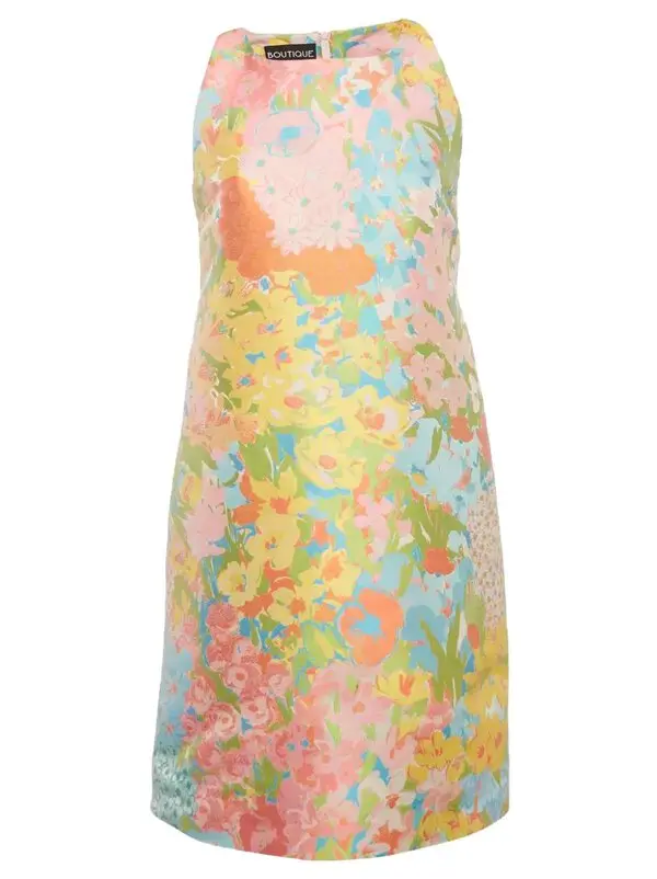 Moschino Floral Mini Dress - Yellow