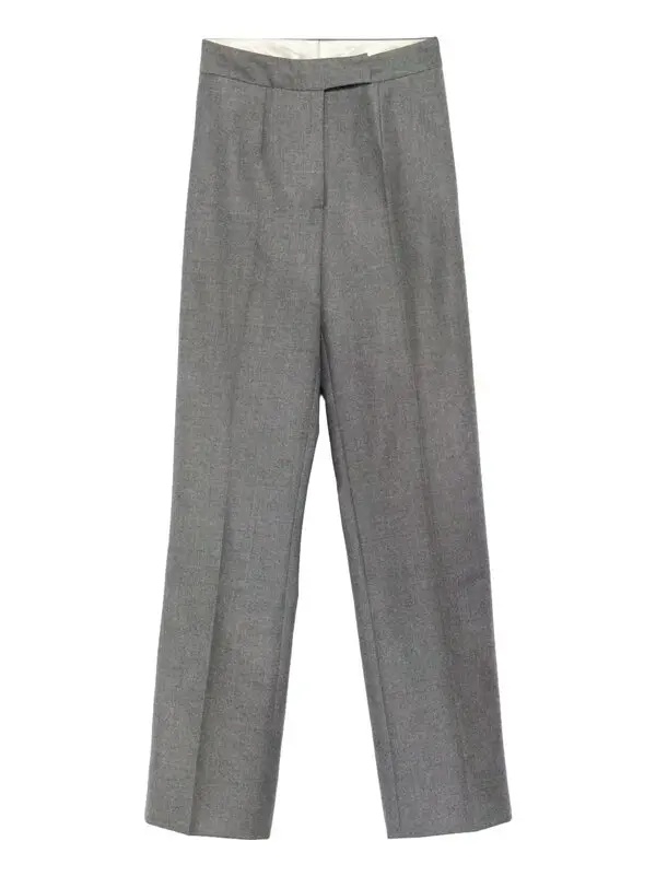John Galliano 1990s Wool Trousers - Grey