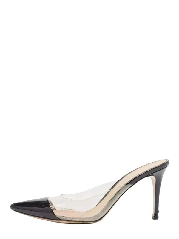GIANVITO ROSSI 85mm Plexi Mules - Black