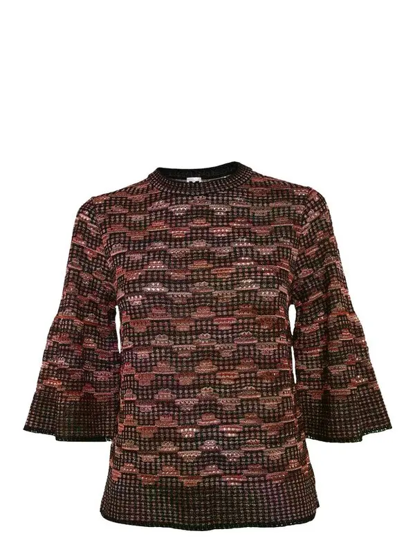 Missoni Bell-sleeve Jumper - Red