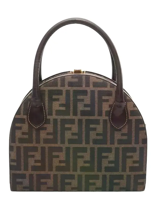 Fendi Zucca-pattern Tote Bag - Brown