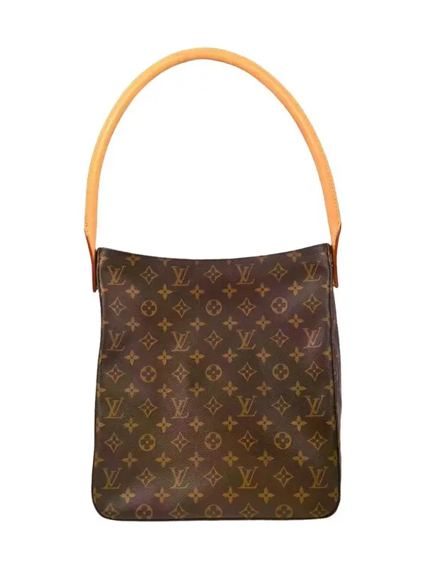 LOUIS VUITTON 2000 Monogram Looping Gm Handbag - Brown