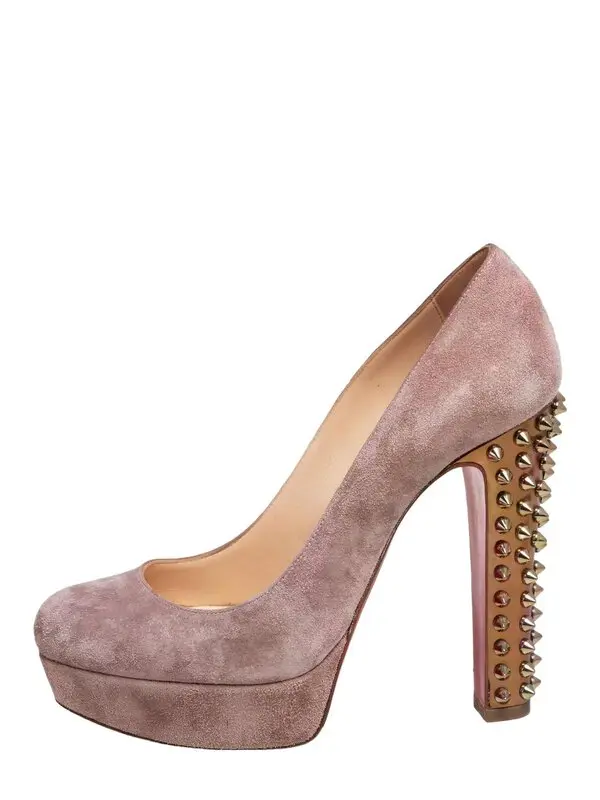 CHRISTIAN LOUBOUTIN 130mm Suede Heeled Pumps - Neutrals