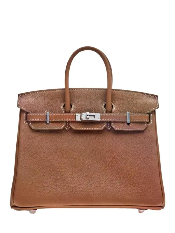 Hermès Birkin 25 Togo Palladium Hardware - Brown