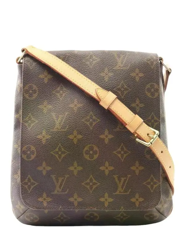 LOUIS VUITTON 2000s Monogram Musette Salsa Shoulder Bag - Brown