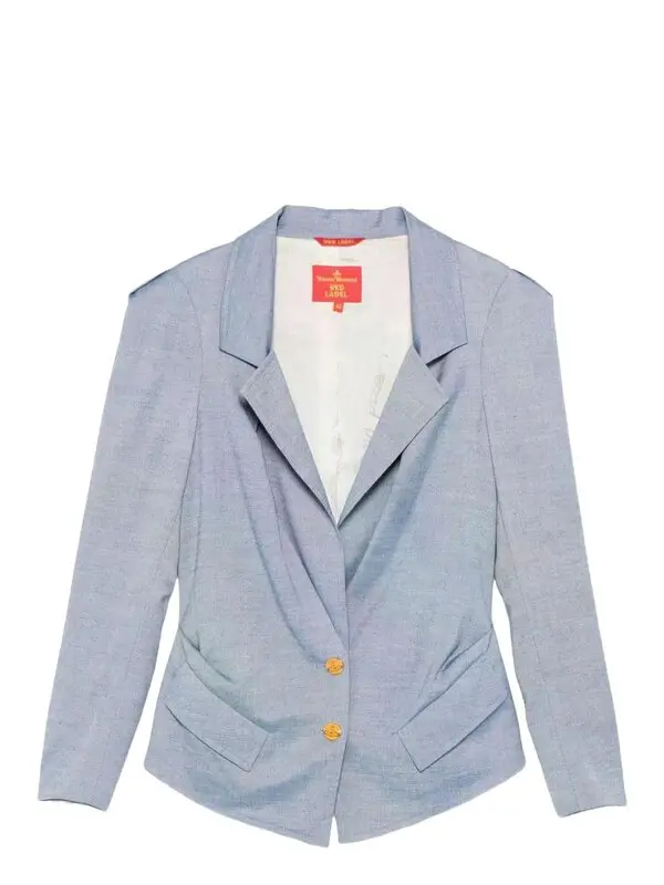VIVIENNE WESTWOOD 1990s Single-breasted Blazer - Blue