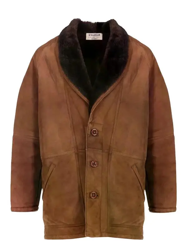A.N.G.E.L.O. VINTAGE CULT 1980s Sheepskin Coat - Brown