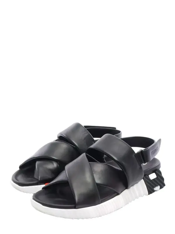 Hermès Leather Electric Sandals - Black