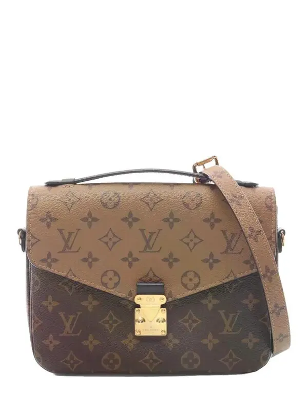 LOUIS VUITTON Pochette Metis Satchel - Brown