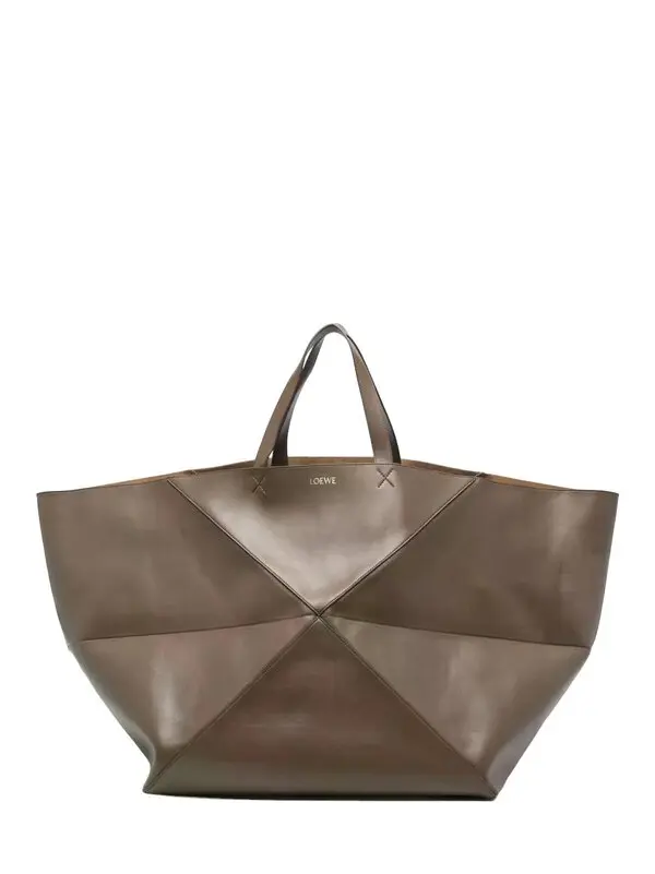 Loewe Xl Puzzle Fold Tote Bag - Brown