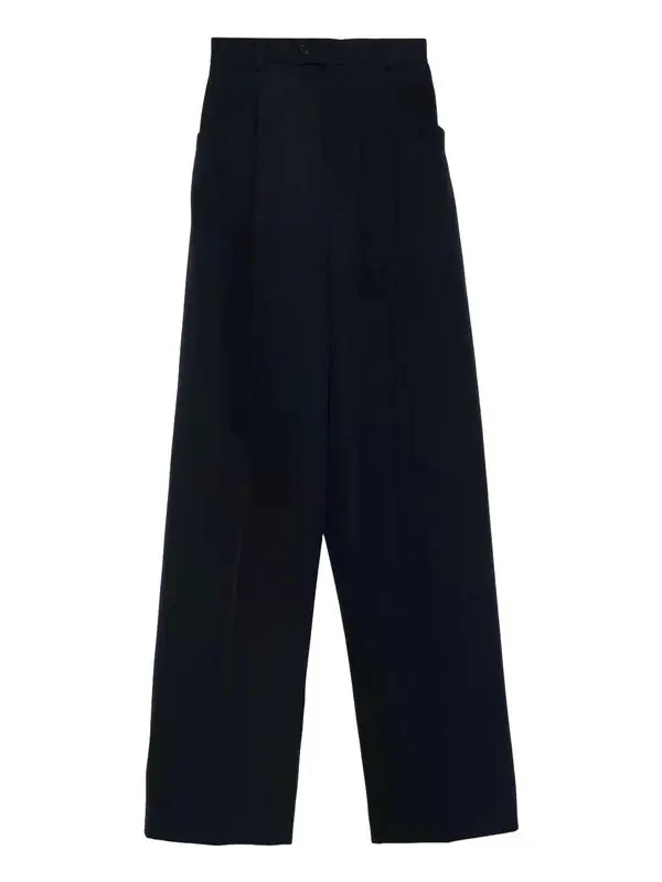 Saint Laurent Pre-owned 2000s Tailored Trousers - Blue