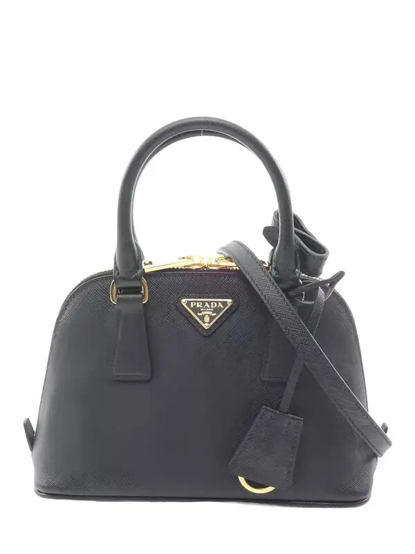 Prada Saffiano Leather Handbag - Black