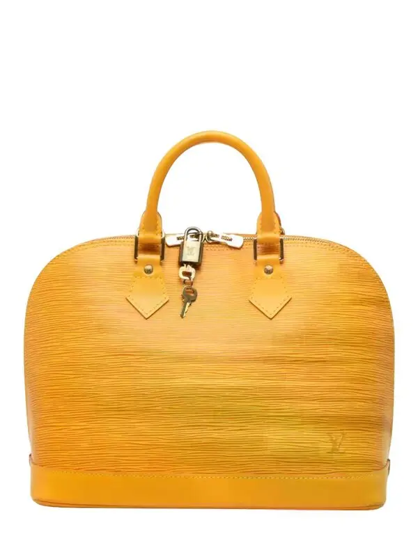 LOUIS VUITTON 1996 Epi Alma Pm Handbag - Yellow