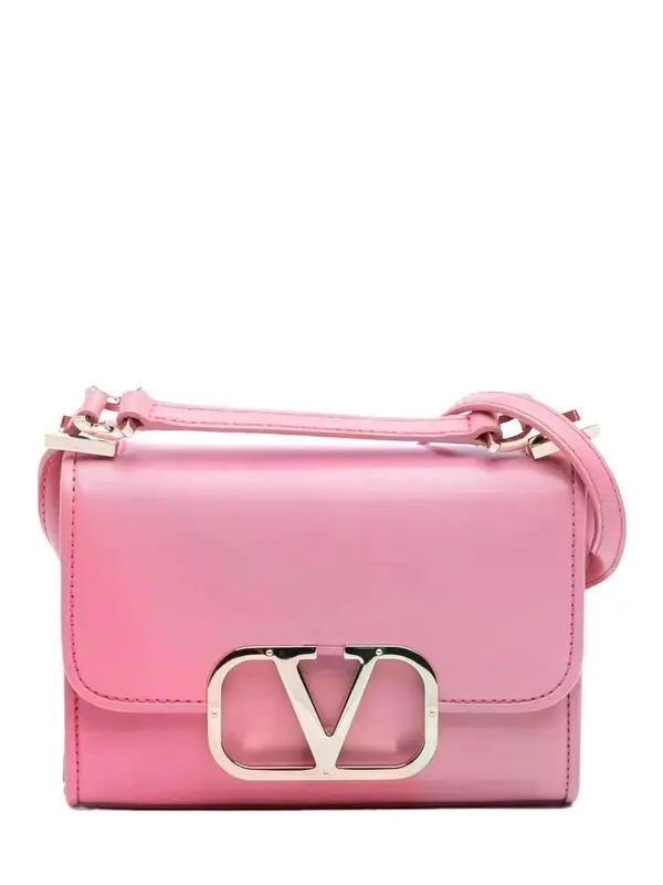Valentino Garavani Small Leather Vlogo Crossbody Bag - Pink