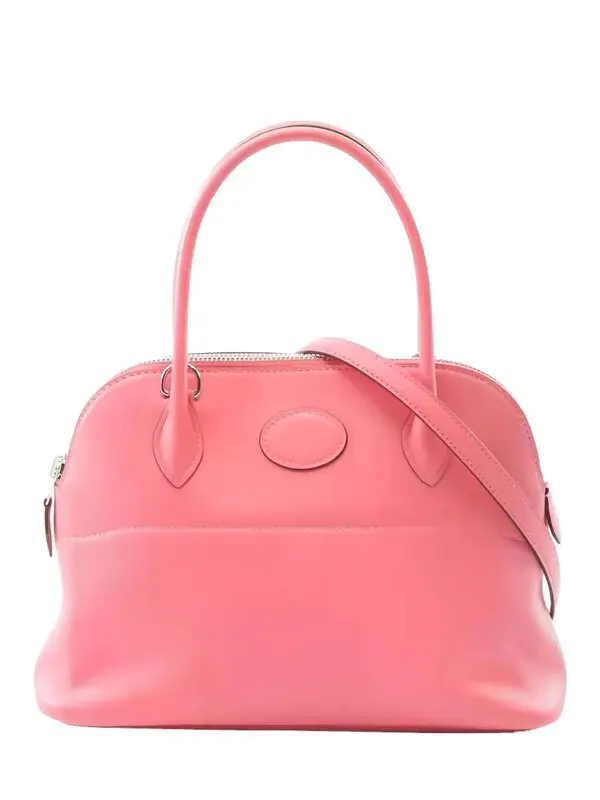 Hermès Bolide 27 Leather Handbag - Pink