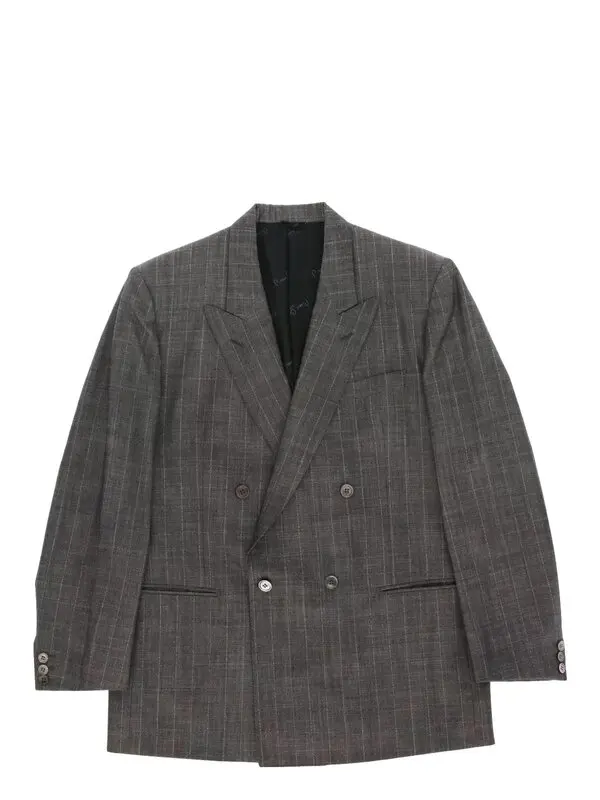 Pierre Cardin 1980s Wool Blazer - Grey