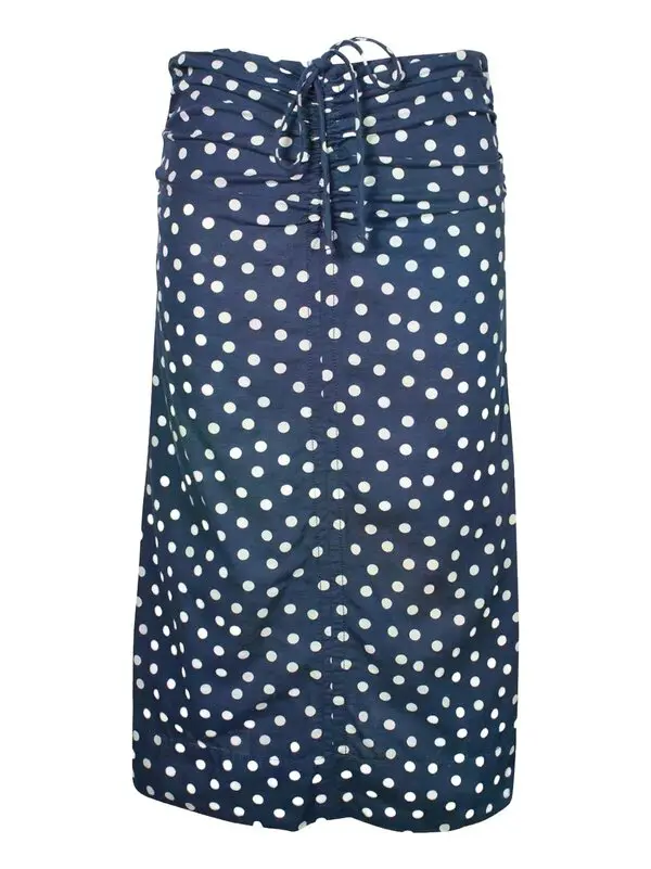 A.p.c. Polka-dot Midi Skirt - Blue