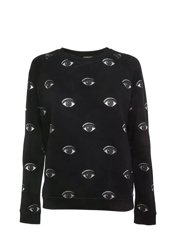 Kenzo Eye Pattern Sweatshirt - Black