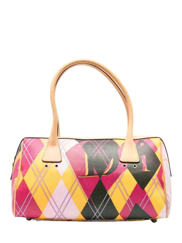 Dior 2004 Golfer Harlequin Tote Bag - Pink