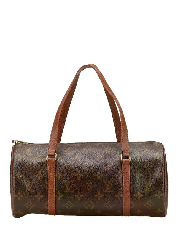 LOUIS VUITTON 2004 Monogram Papillon 30 Handbag - Brown