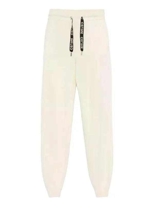 Celine Knitted Track Pants - Neutrals