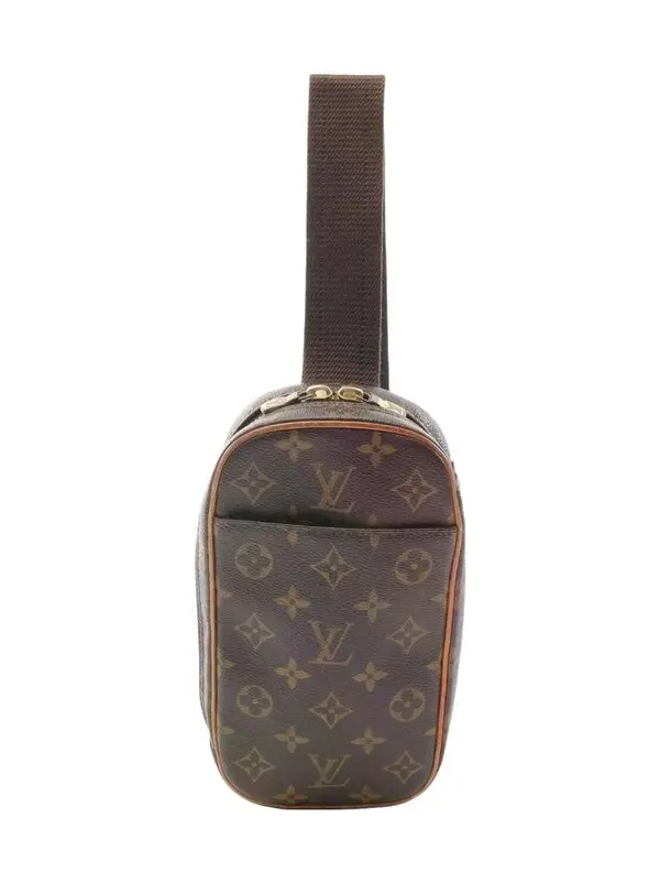 LOUIS VUITTON 2003 Pochette Ganja Monogram Belt Bag - Brown