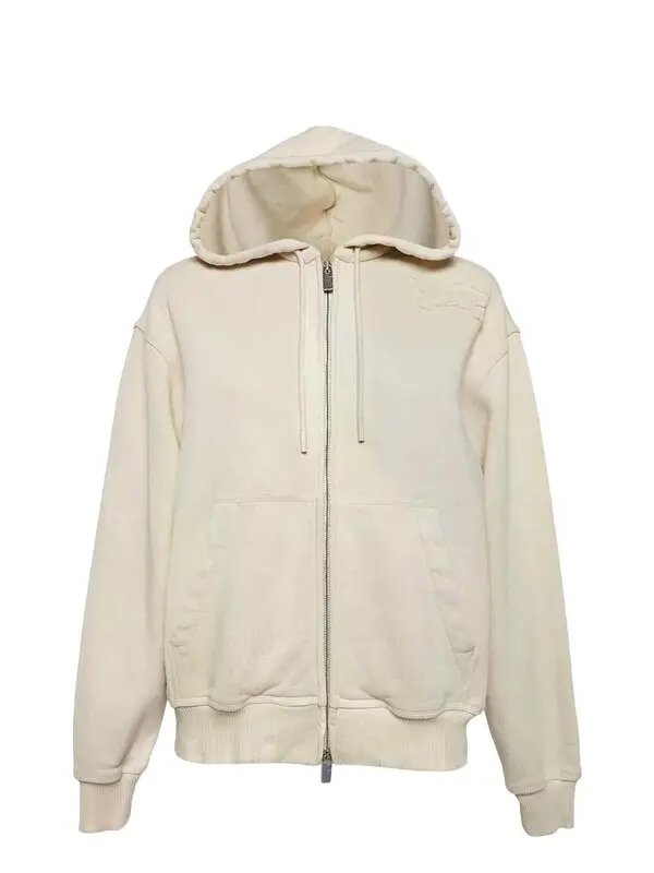 Burberry 2024 Jersey Zipped Hoodie - Neutrals