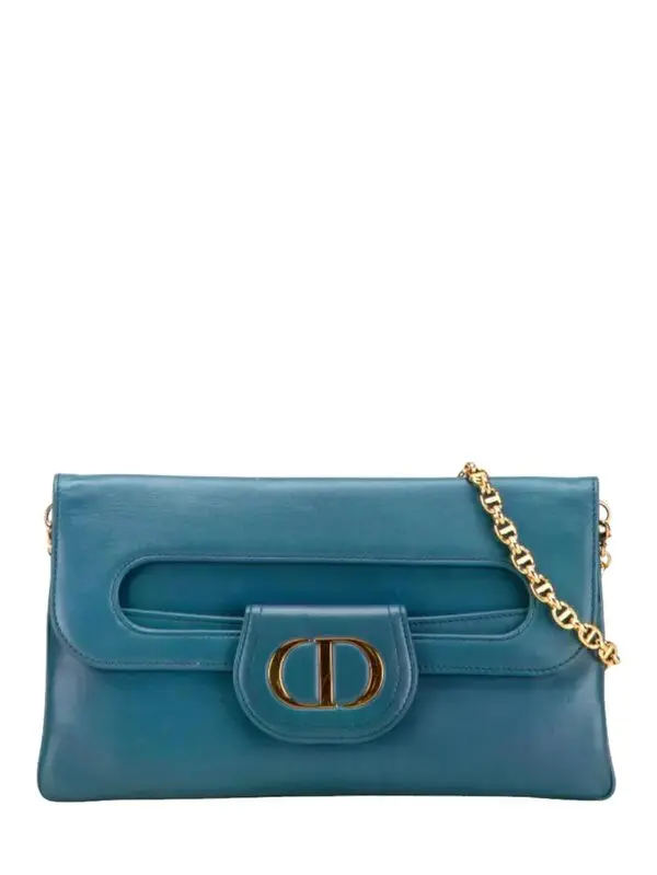 Dior 2021 Diordouble Chain Bag - Blue